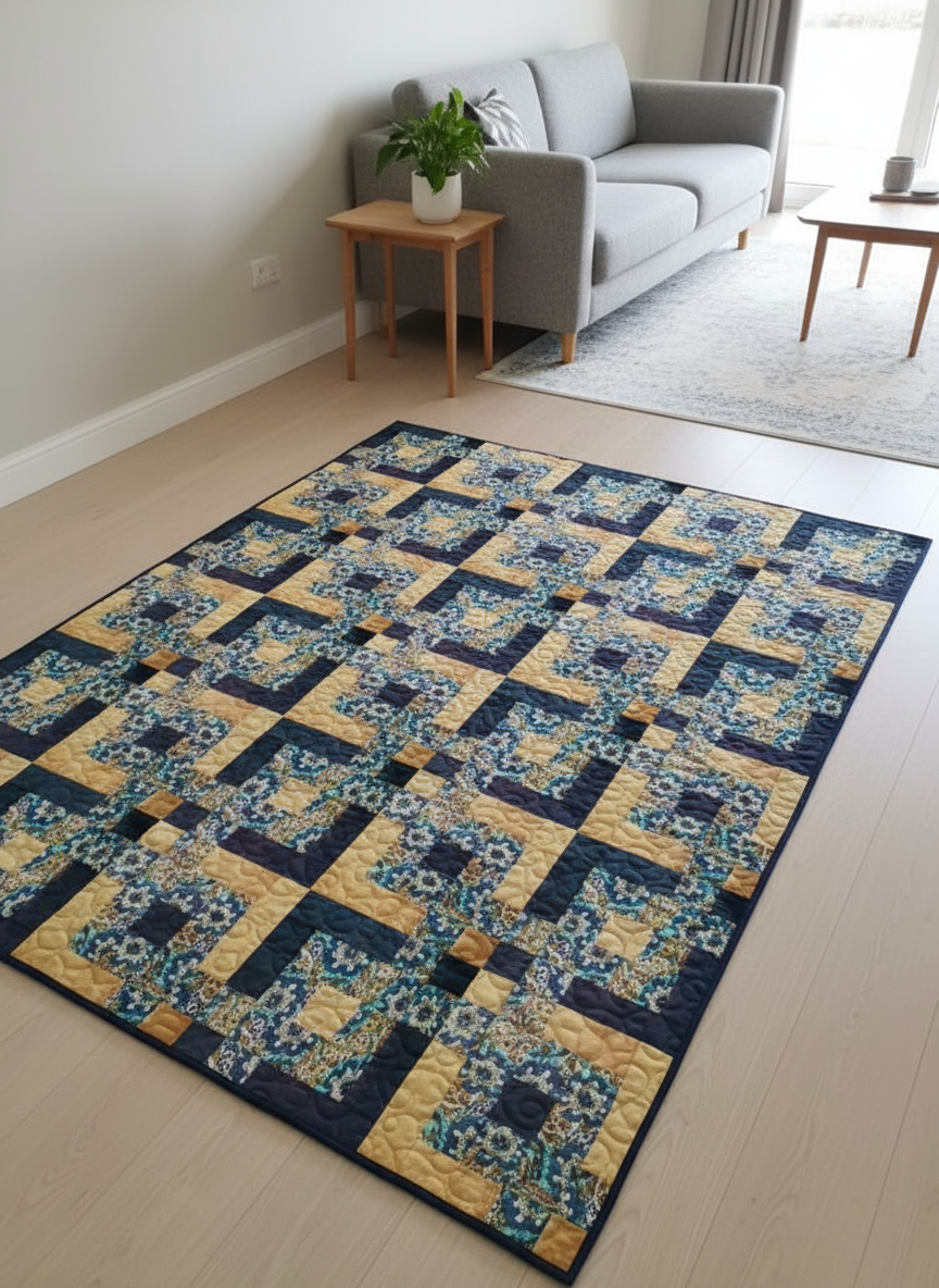 Golden Crossroads Quilt Pattern – Lilomo